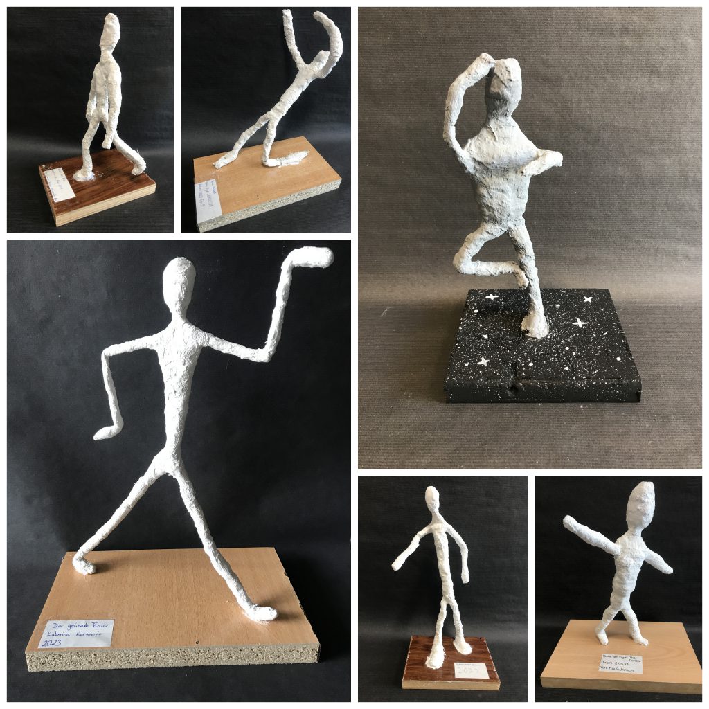Drahtfiguren nach Alberto Giacometti – KGS-Sittensen